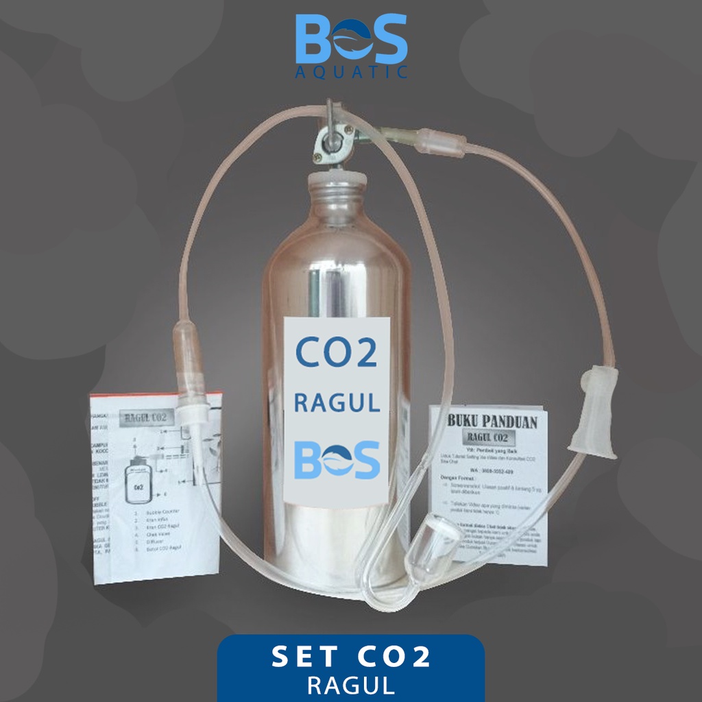 Jual Bosaquatic - Tabung CO2 Ragul/Cisod Alumunium DIY Untuk Aquascape ...