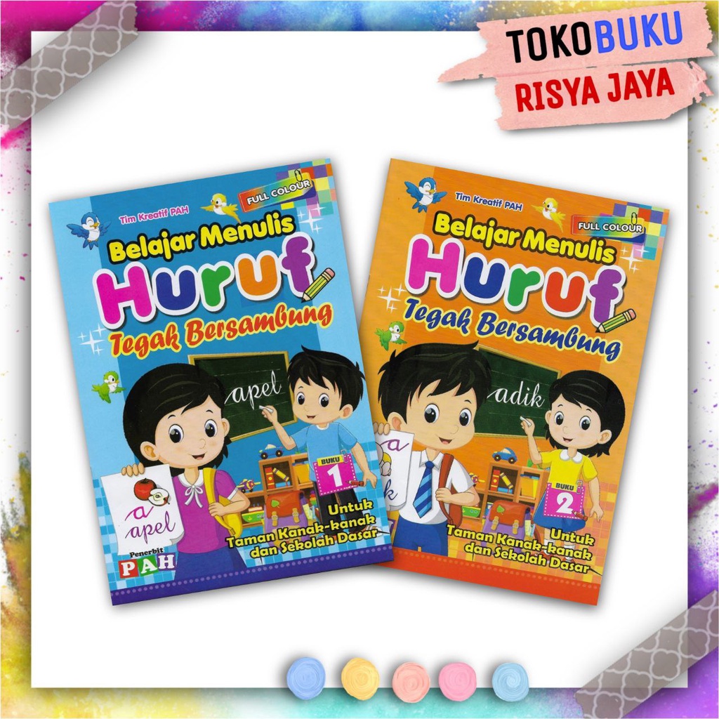 Jual Belajar Menulis Huruf Tegak Bersambung PAH | Shopee Indonesia