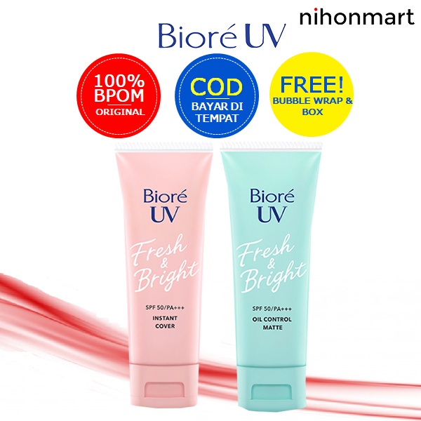 Jual Biore UV Fresh & Bright (SPF 50) 30g | Shopee Indonesia