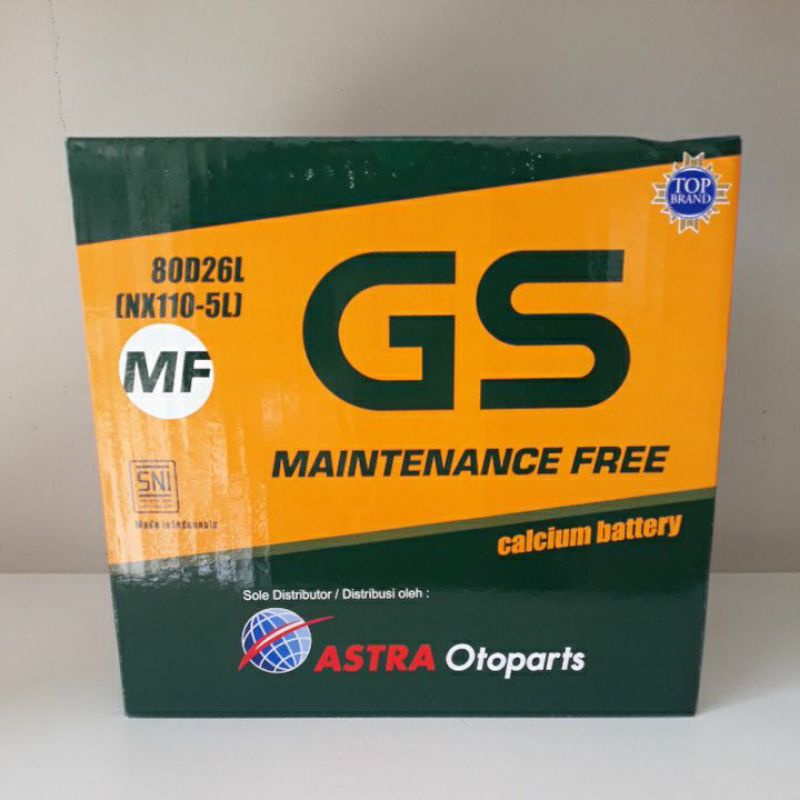 Jual Aki Mobil Toyota Kijang Innova Diesel GS ASTRA MF 80D26L / NX110-5L | Shopee Indonesia