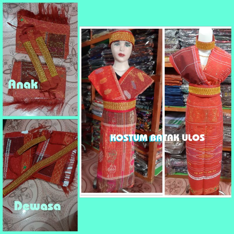 Jual Kostum Ulos Etnik Batak Anak Dewasa Pakaian Adat | Shopee Indonesia