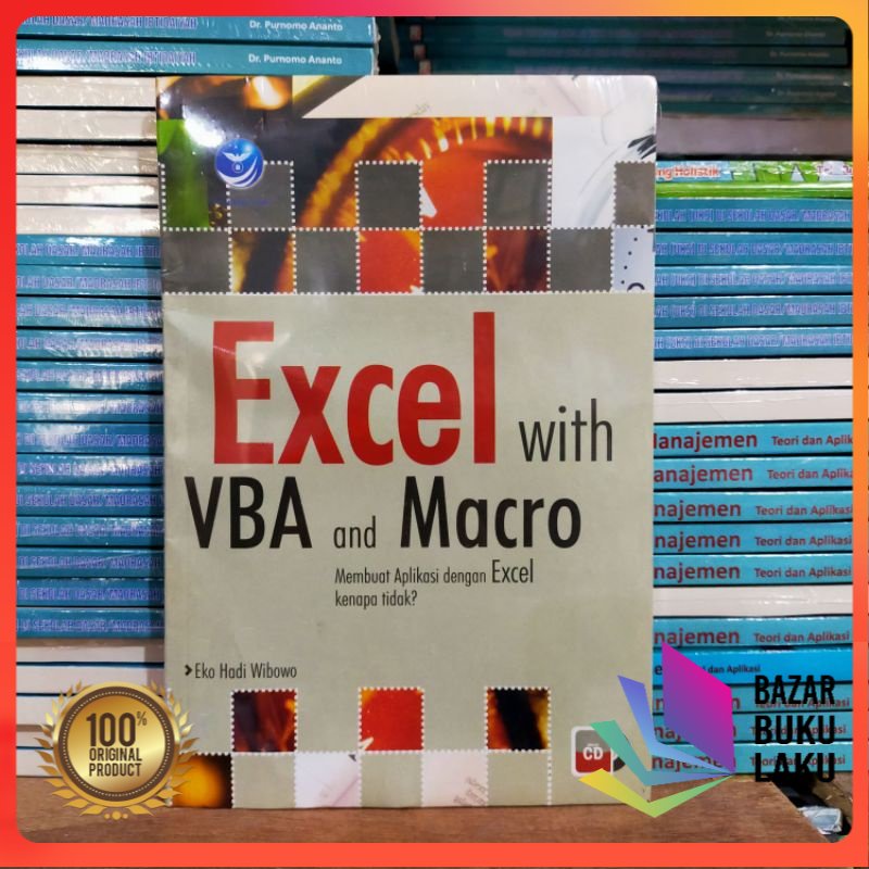 Jual Buku Excel With Vba And Macro Membuat Aplikasi Dengan Excel Kenapa Tidak Cd Shopee