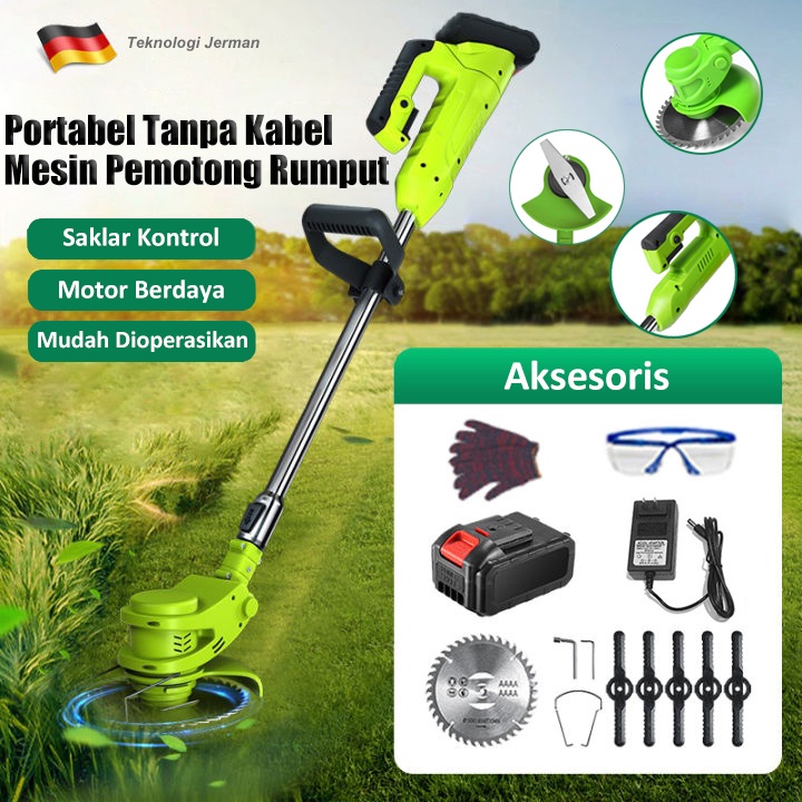 Jual 36V/24V Pemotong Rumput Rumah Portabel Mesin Pemotong Rumput Mesin ...