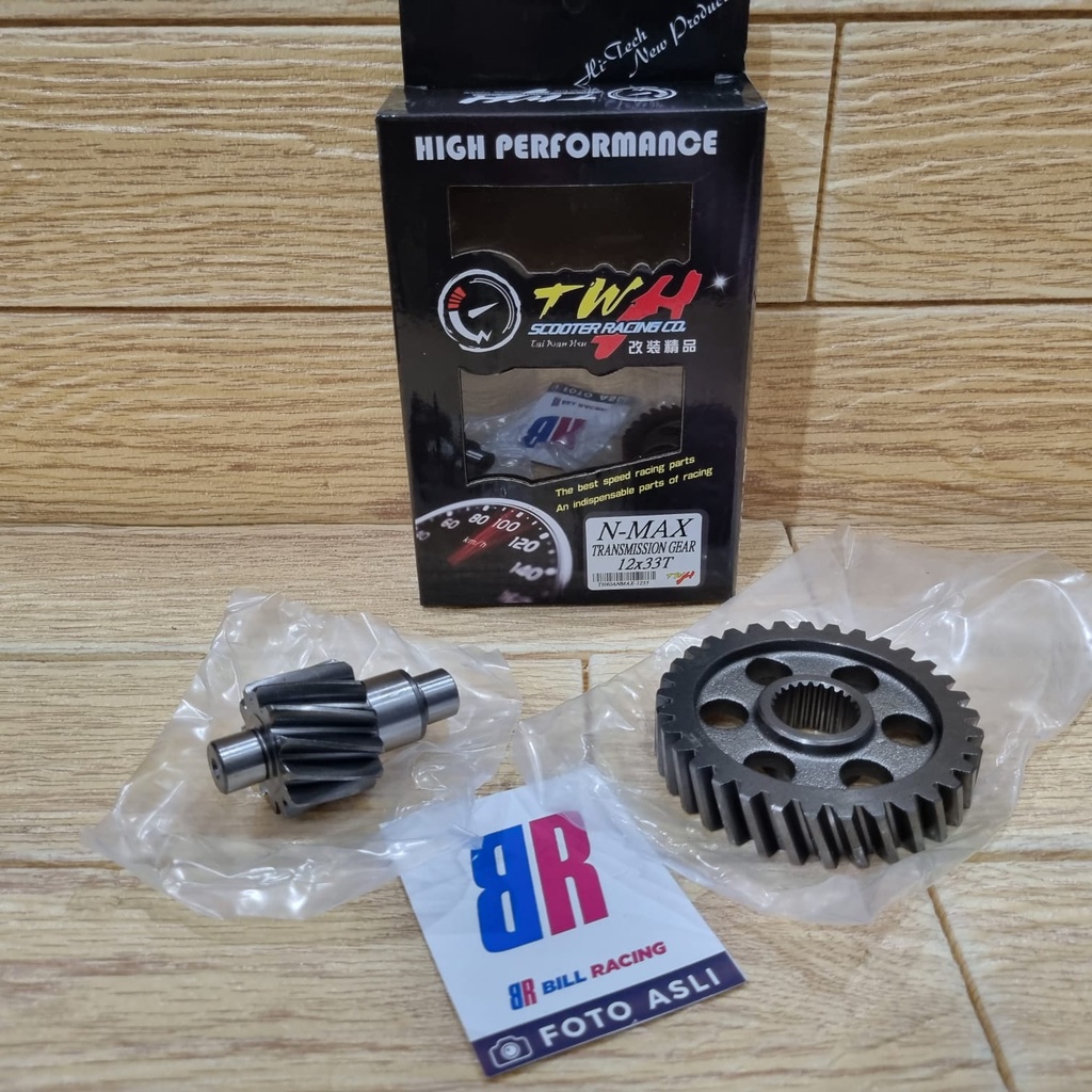 Jual GIGI RASIO - GEAR BOX YAMAHA NMAX 12T X 33T - TWH RACING | Shopee ...