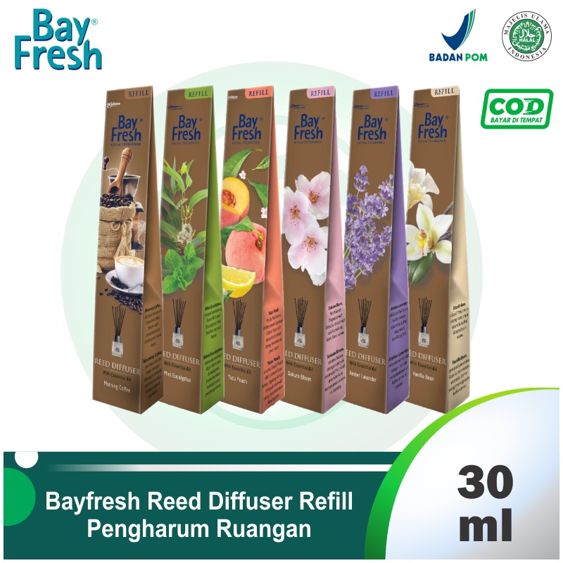 Jual Bayfresh Reed Diffuser Refill Pengharum Ruangan 30ml | Shopee ...