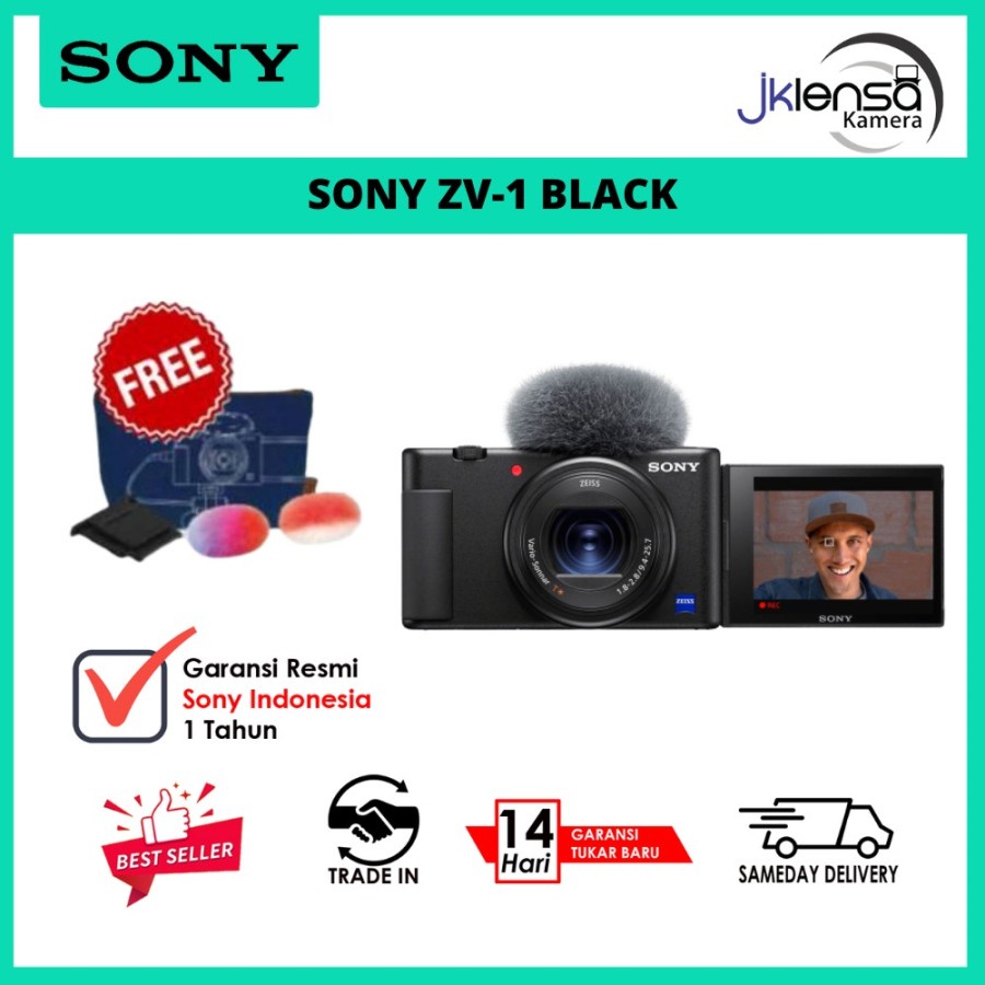 Jual Kamera Sony ZV-1 / ZV 1 / ZV1 / Z-V1 Digital Camera Garansi Resmi ...