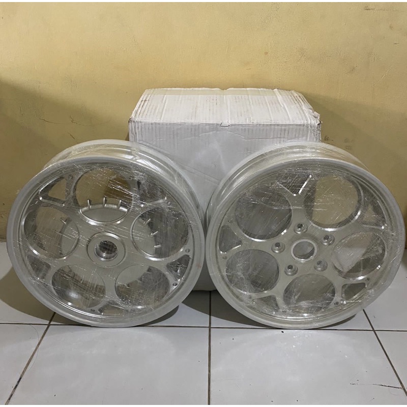 Jual velg cnc silver ring12 r12 model marus w125 vespa sprint primavera ...