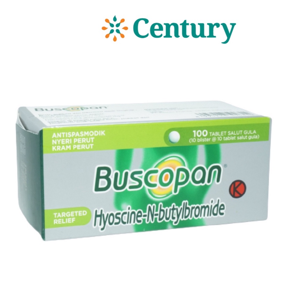Jual BUSCOPAN 10MG 1 BLISTER 10 TABLET / PEREDA NYERI / KRAM PERUT ...
