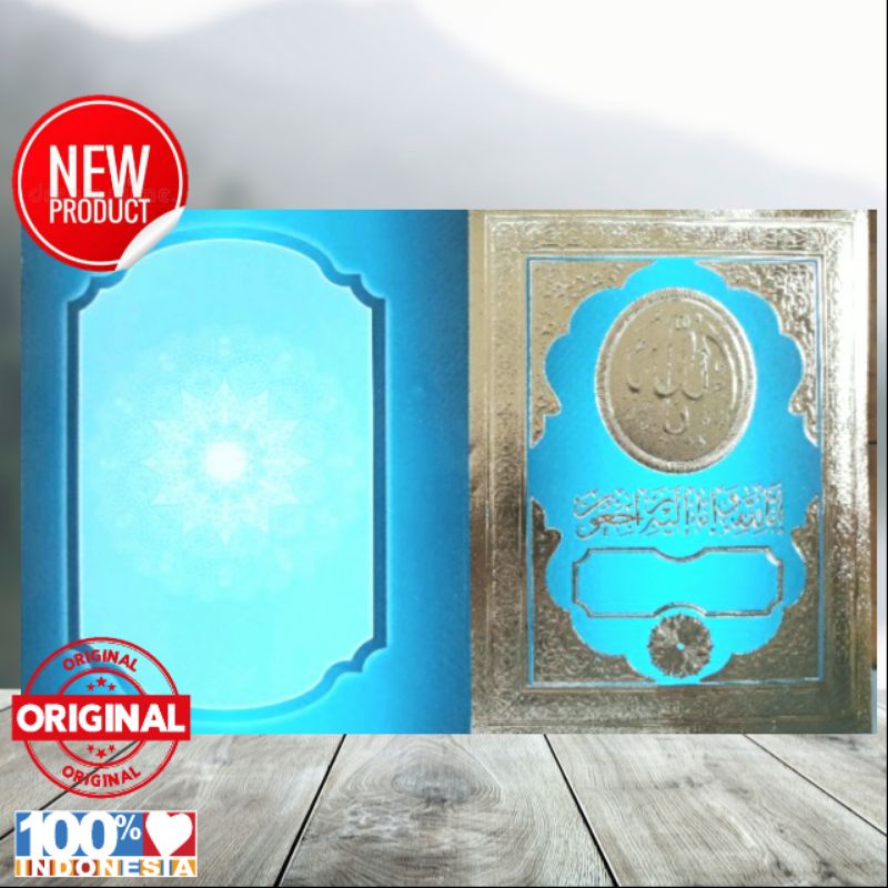 Jual Sampul Yasin | Cover Yasin | Biru | Praktis | Shopee Indonesia