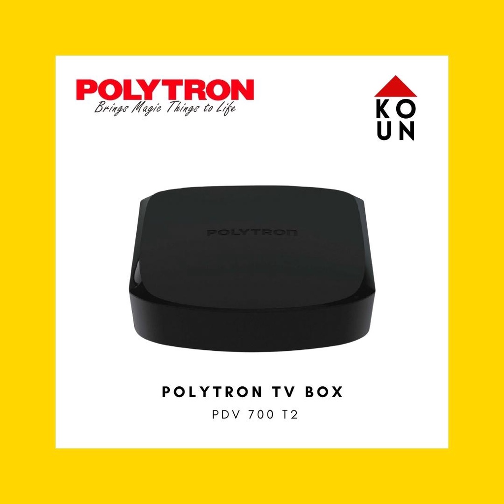 Jual DVB T2 Set Top Box Polytron PDV 700T2 / Polytron Set Top Box ...