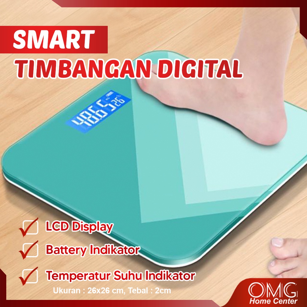 Jual SMART TIMBANGAN BADAN DIGITAL MINI Elektrik Diet Weight Scale Body ...