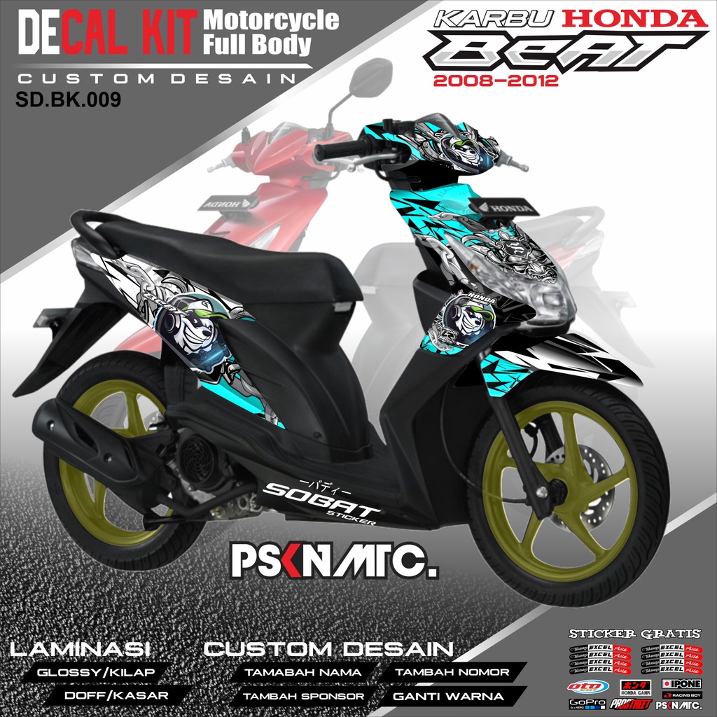 Jual Decal BEAT KARBU - Dekal Stiker Striping Fullbody Fullblok List ...
