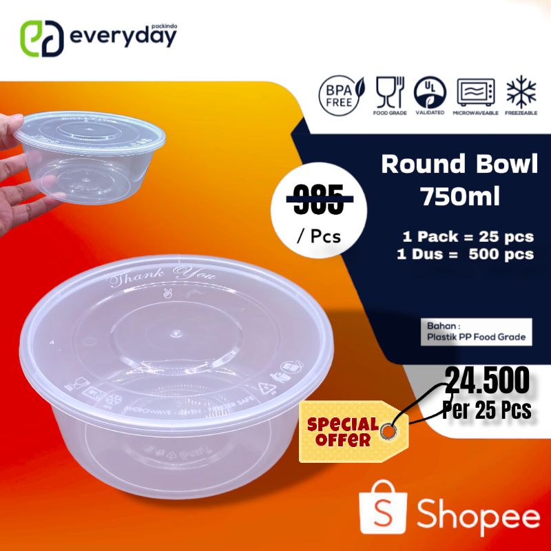 Jual thinwall bowl 750ml Mangkok plastik 750ml thinwall Round 750ml ... Jual thinwall bowl 750ml Mangkok plastik 750ml thinwall Round 750ml ...