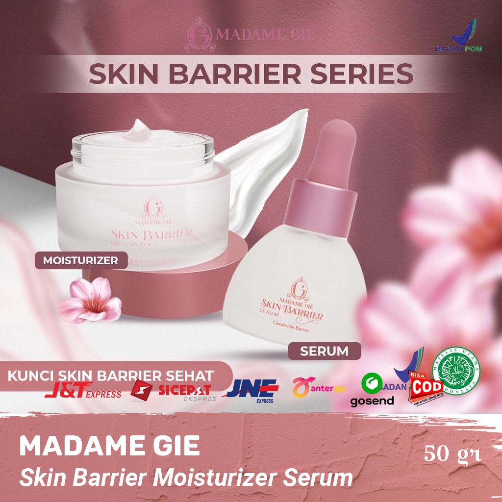 Jual MADAME GIE Skin Barrier Series | Gel Moisturizer Serum Skincare Ceramide Repair | Shopee ...