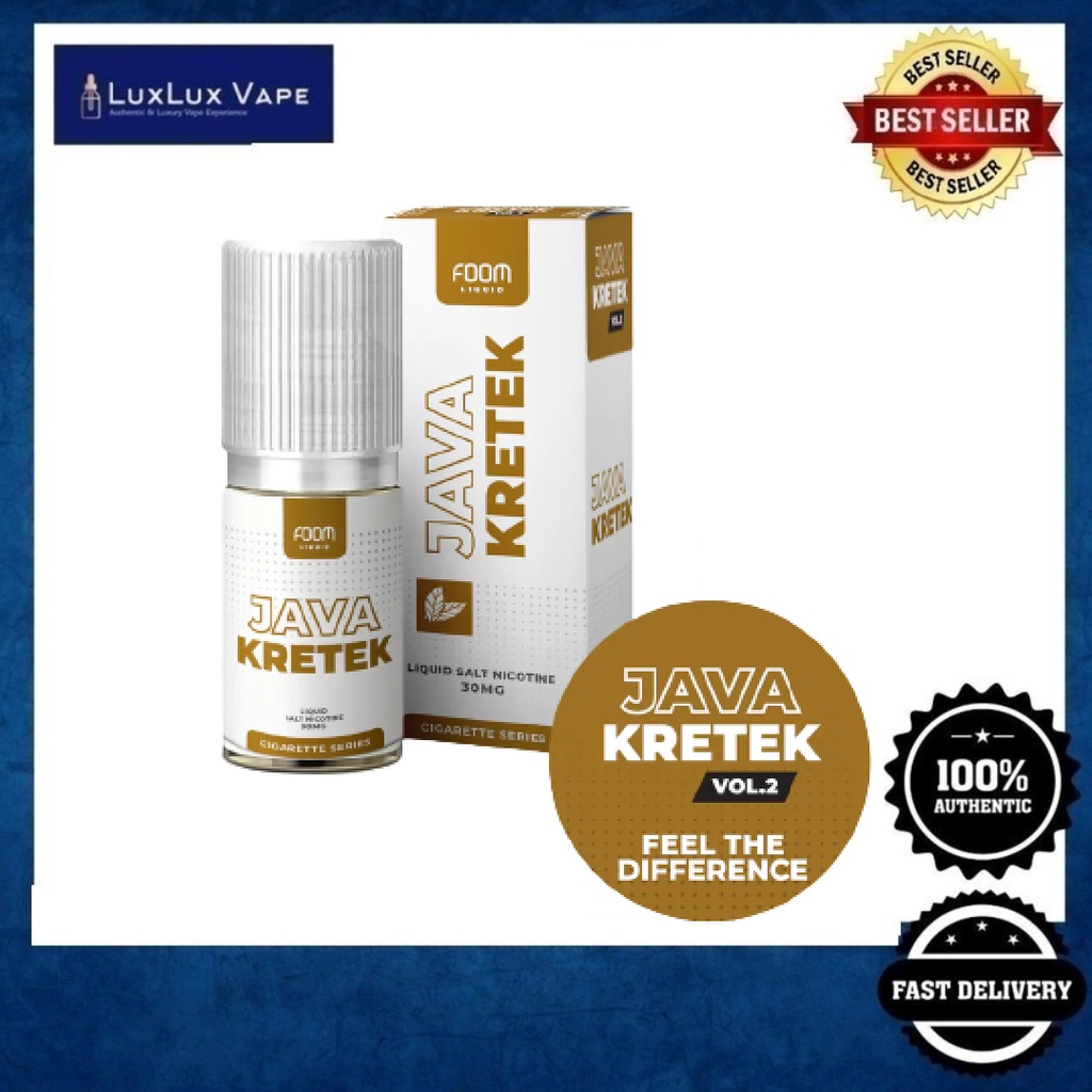 Jual FOOM JAVA KRETEK SALT NIC 30ML AUTHENTIC by FOOM LAB | Shopee ...