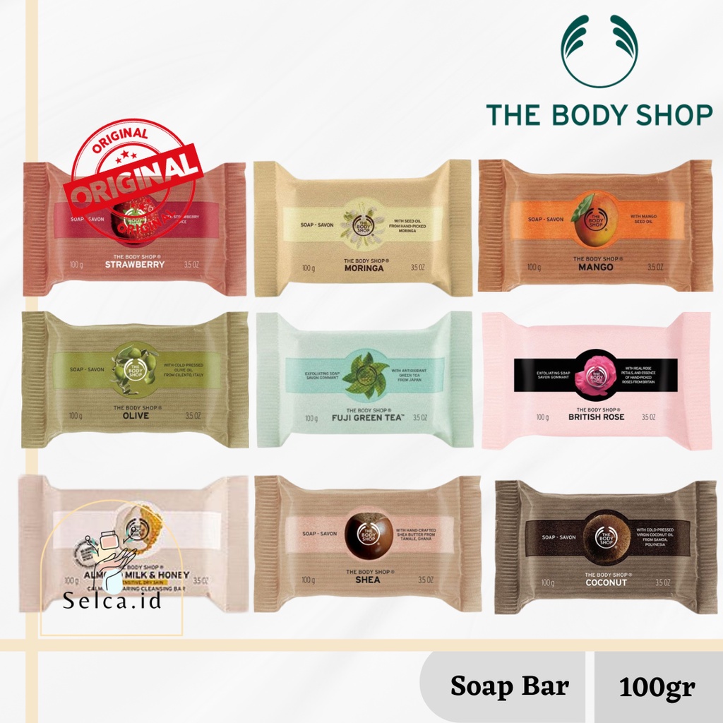 Jual Soap Bar The Body Shop Soap Savon/ Sabun Batang | Shopee Indonesia