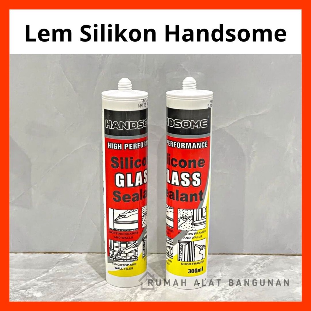 Jual Lem Silikon Botol Handsome Kaizen Lem Kaca Silen Sealant Acid ...