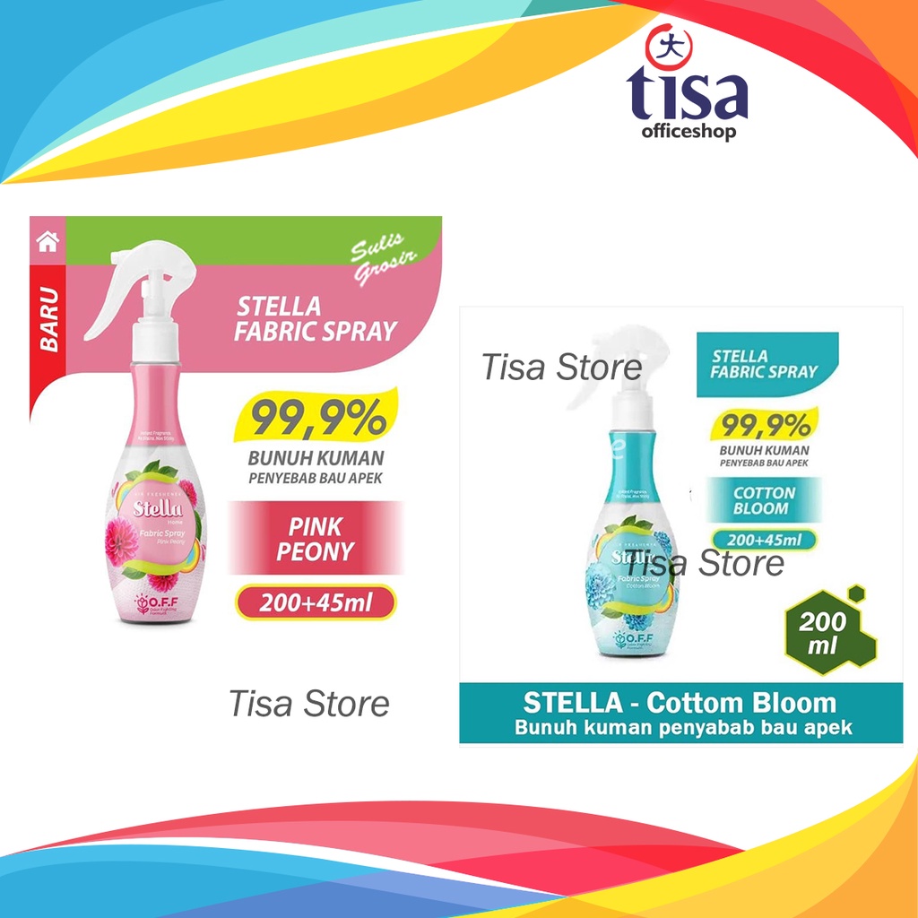 Jual Stella Fabric Spray 200 ml + 45 ml | Shopee Indonesia