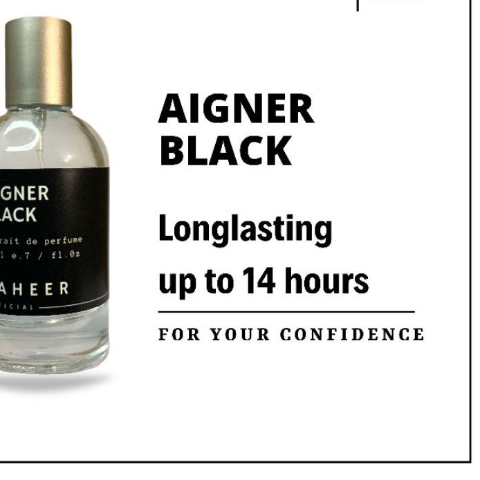 Jual Trend ! YAHEER PARFUM AIGNER BLACK for Men ~ | Shopee Indonesia