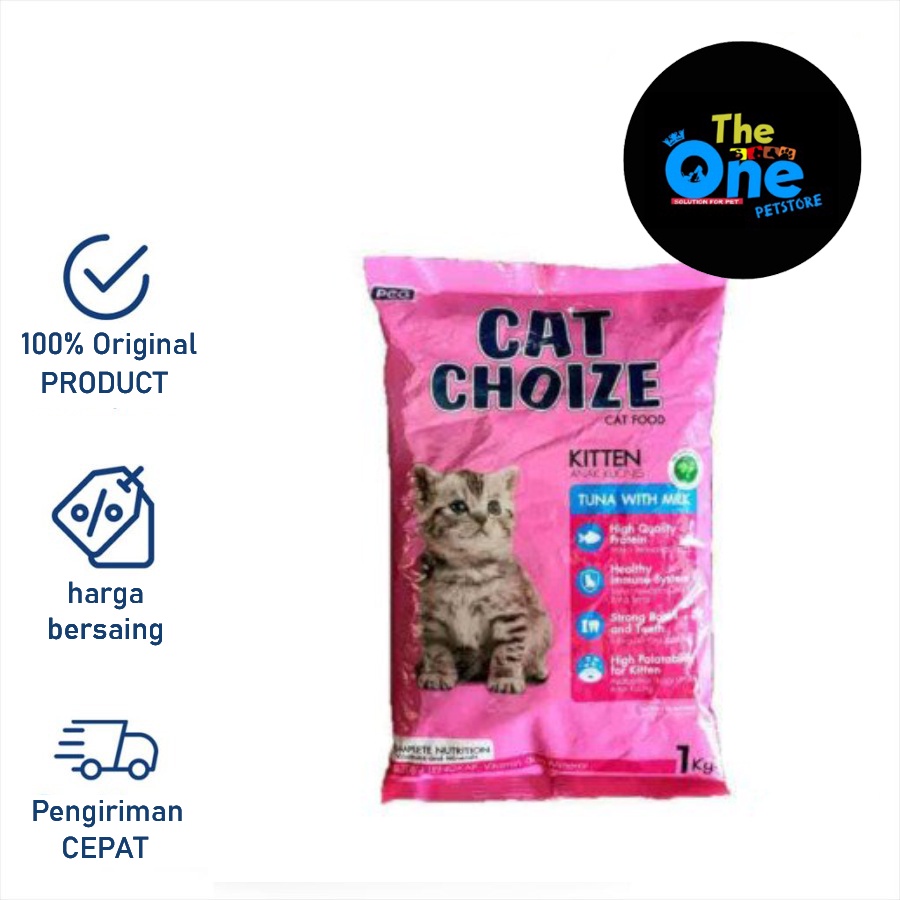 Jual Catfood Cat Choize Kitten Tuna 1kg | Shopee Indonesia