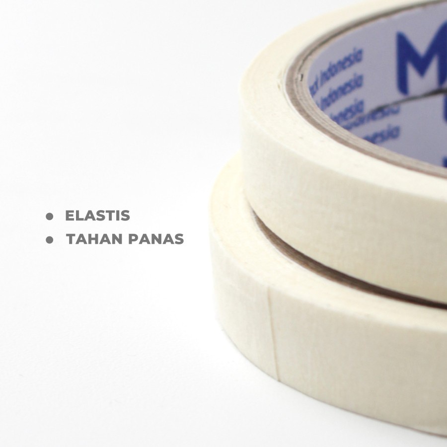 Jual Masking Tape MPI 12mm x 12 meter- Lakban Kertas MPI 12mm x 12 ...