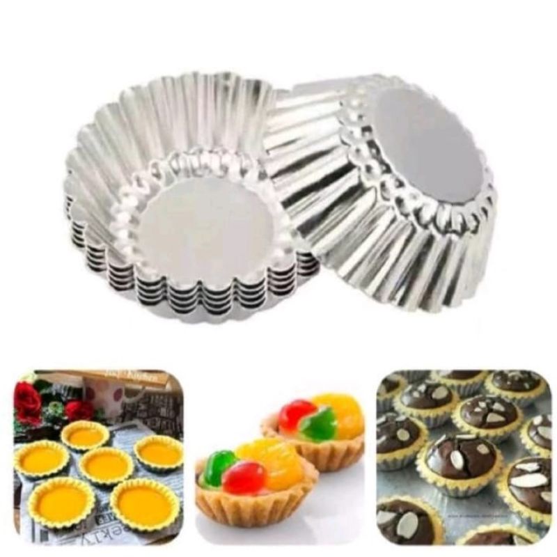 Jual 20pcs Cetakan Kue Pie Mini Berbagai Ukuran (Cetakan Sus Mini ...