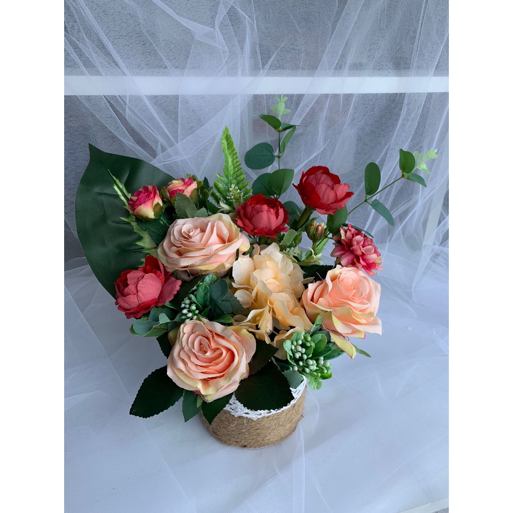 Jual BUNGA RANGKAIAN MEJA | Shopee Indonesia