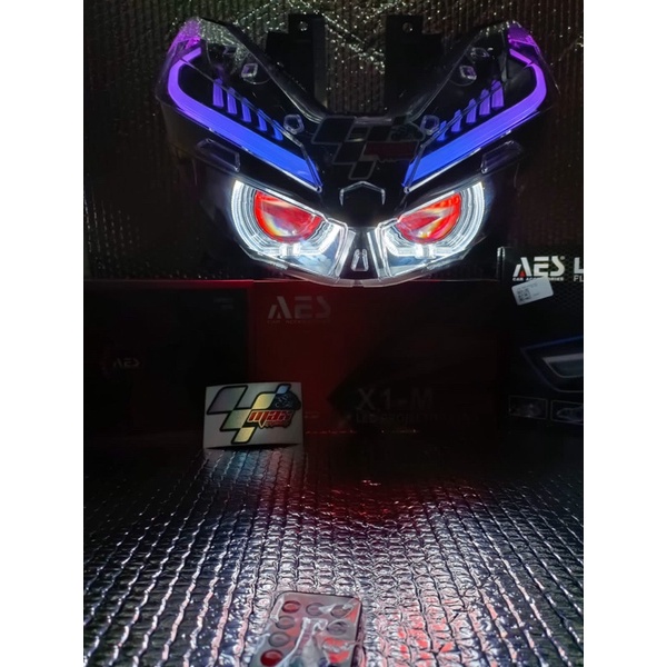 Jual PROJIE BILED AES WST 2.5 VARIO 150 NEW FULLSET HEADLAMP ALIS DRL ...