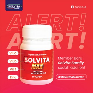 Jual SOLVITA MAX BOTOL ISI 50 KAPS | Shopee Indonesia