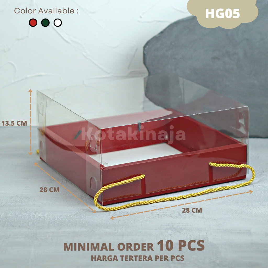 Jual Box Mika Tali / Box Mika Handle / Kotak Nasi Mika / Kotak Kue Mika ...