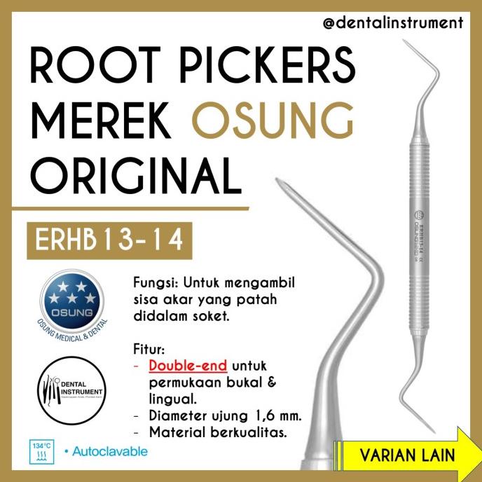 Jual Root Tip Picker Elevator Bein Single & Double End Merek Osung ...