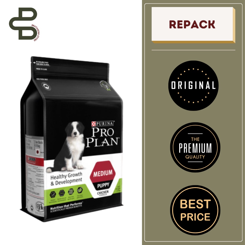 Jual PROPLAN MEDIUM PUPPY 1 KG REPACK | Shopee Indonesia