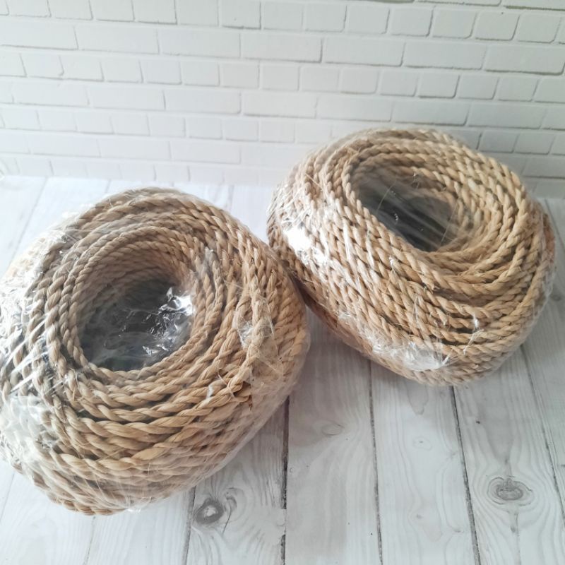 Jual 10meter tali Mendong 2-3 mm - 4-5mm (10 meter) - tali goni - tali ...