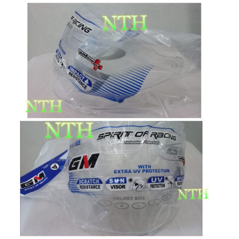 Jual Kaca Helm GM Evolution Original GM Fighter | Shopee Indonesia