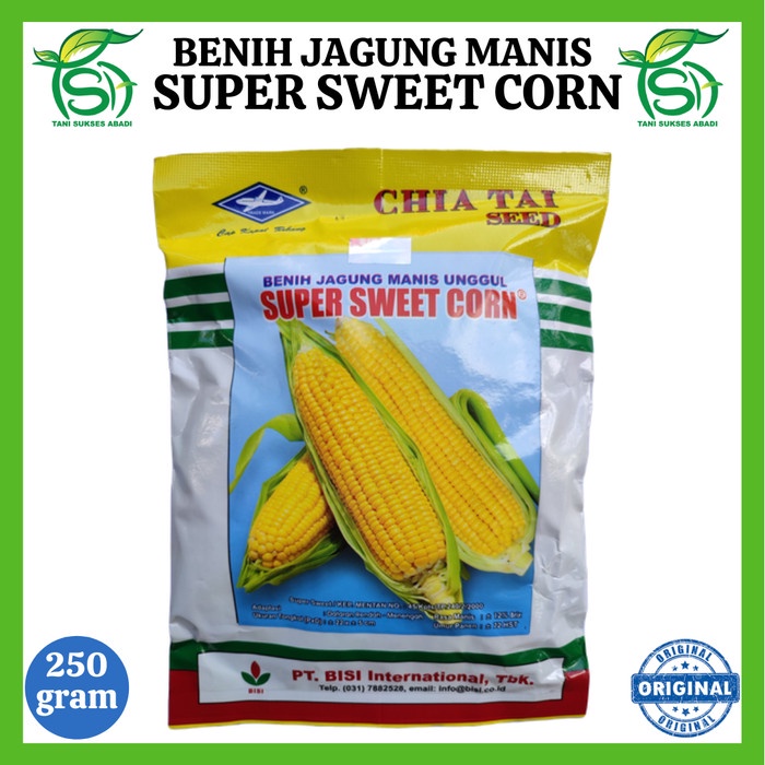 Jual Benih Jagung Manis SUPER SWEET CORN (250 Gram) Bibit Cap Kapal Terbang | Shopee Indonesia
