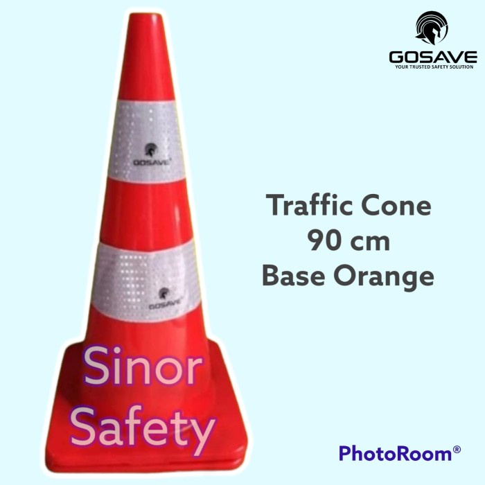 Jual Safety Cone Traffic Cone 90 Cm Lentur Kerucut Trafic Safety Pvc ...