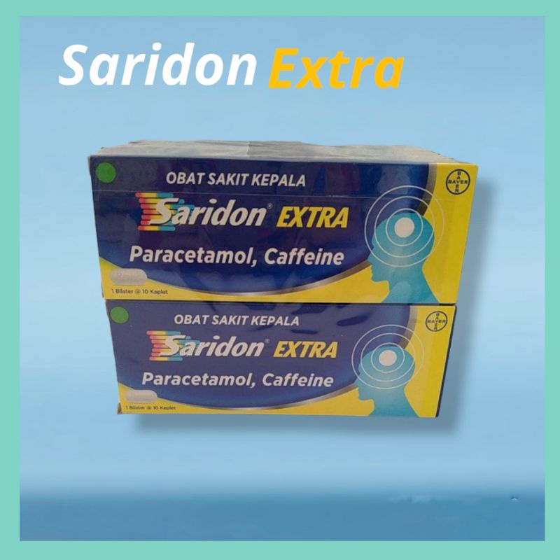Jual Saridon extra isi 10 kaplet | Shopee Indonesia