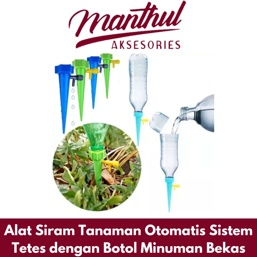 Jual Alat Siram Tanaman Otomatis Sistem Tetes dengan Botol Minuman ...