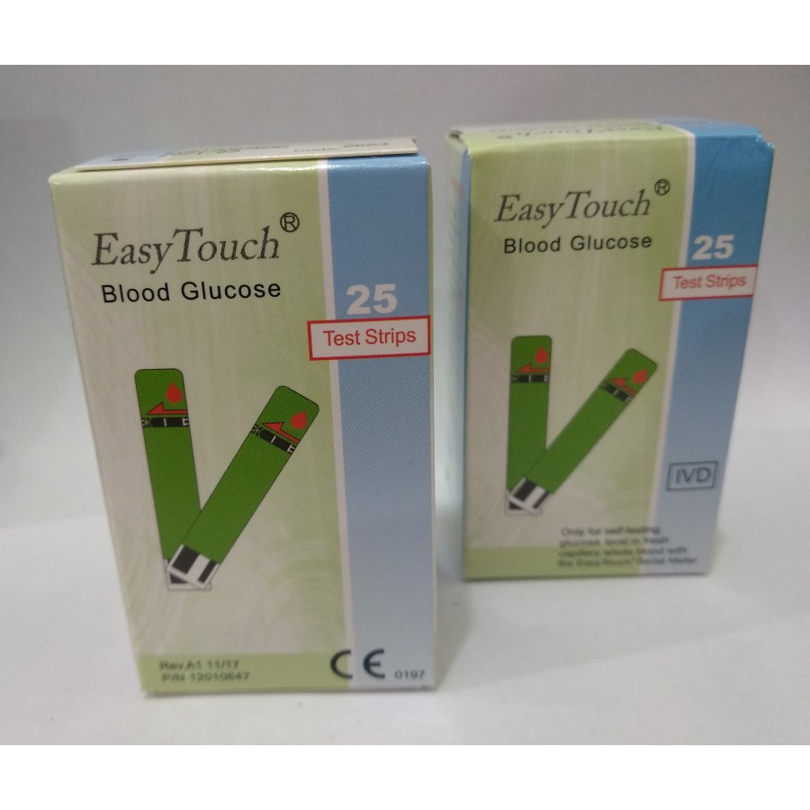 Jual Strip Easy Touch Gula Darah ( Glucose isi 25 ) | Shopee Indonesia