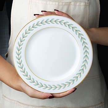 Jual Piring Estetik Classy / Aesthetic Classy Plate / Piring Makan ...