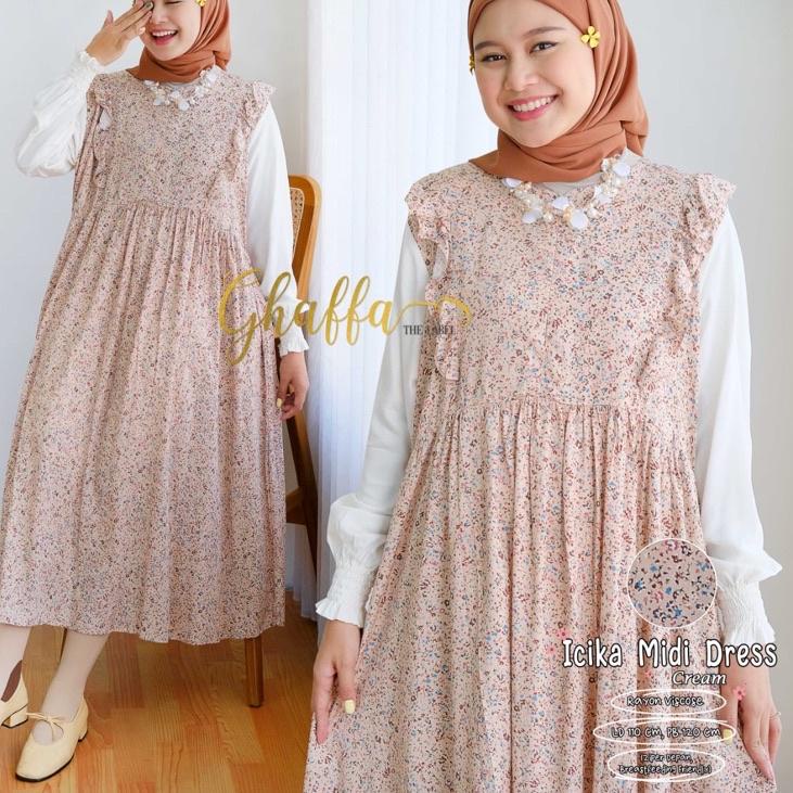 Jual Siap Kirim [MIDI MOTIF ORI MOELA MOCA PINKAN TULUS GHAFFA] HANA ...