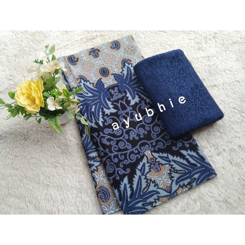 Jual Batik set jarik bahan kebaya brokat wisuda bridesmaid manten tule ...