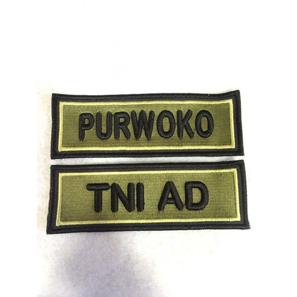 Jual Atribut PDL TNI AD terbaru/ bordiran full benang | Shopee Indonesia
