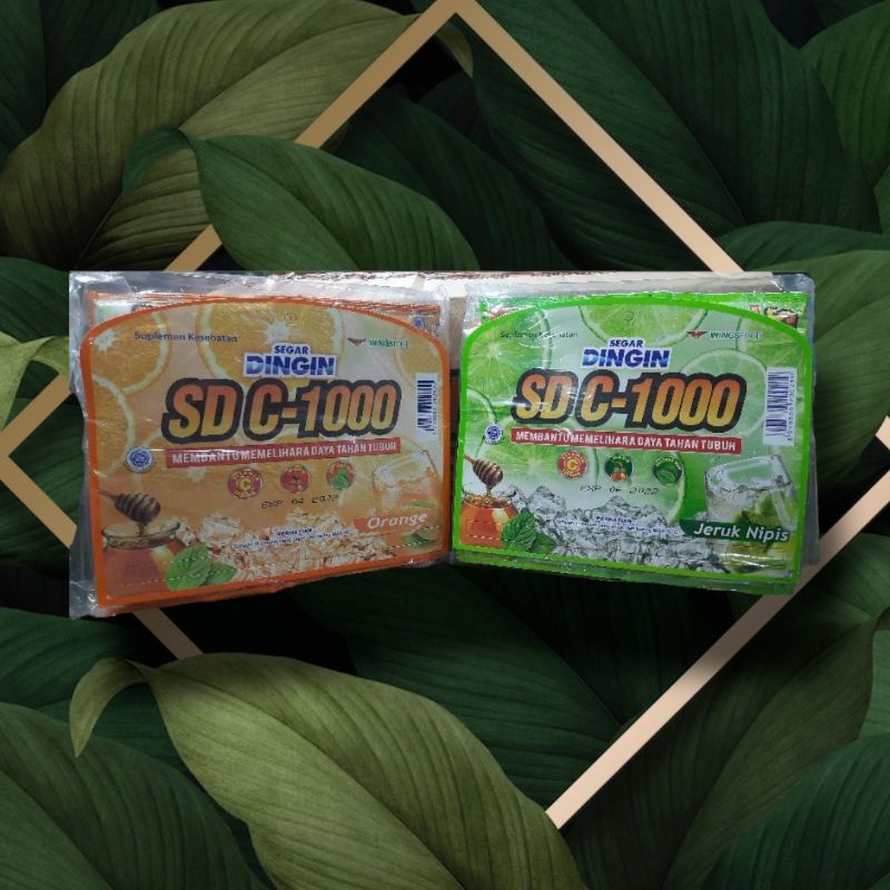 Jual SD C-1000 Segar dingin C-1000 1 pack Isi 24 sachet @ 7g | Shopee ...