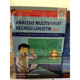Jual Buku ORIGINAL - Buku Analisis Multivariat Regresi Logistik Edisi 2 ...