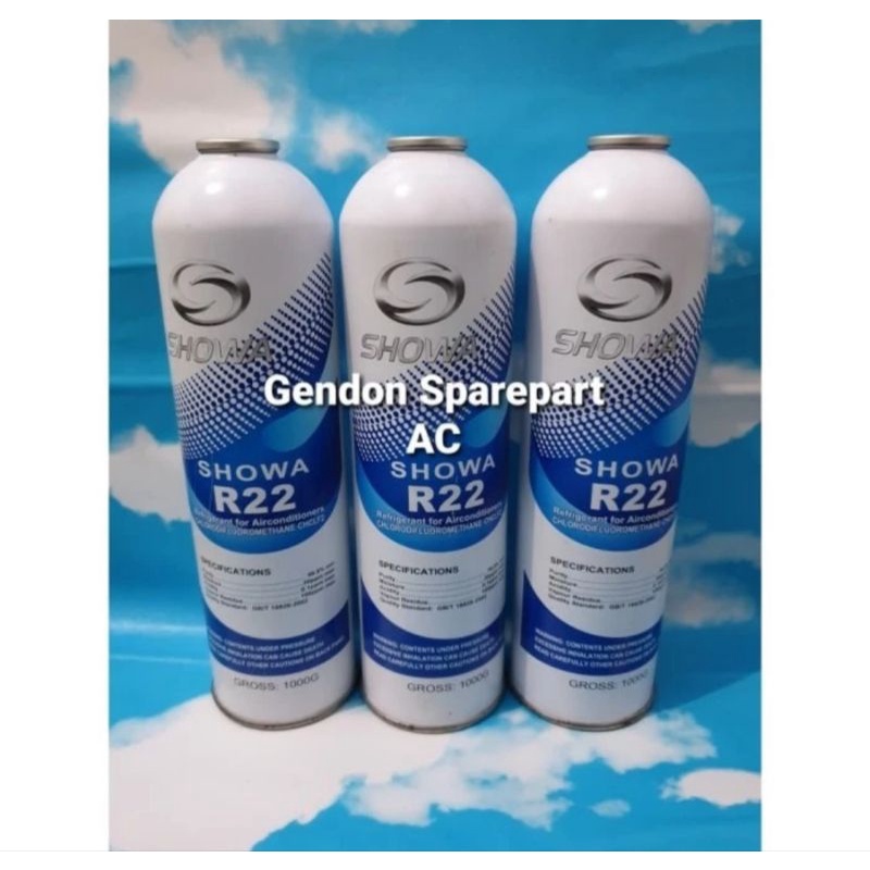 Jual Showa R22 Refrigerant R22 Showa Kaleng 1 Kg | Shopee Indonesia