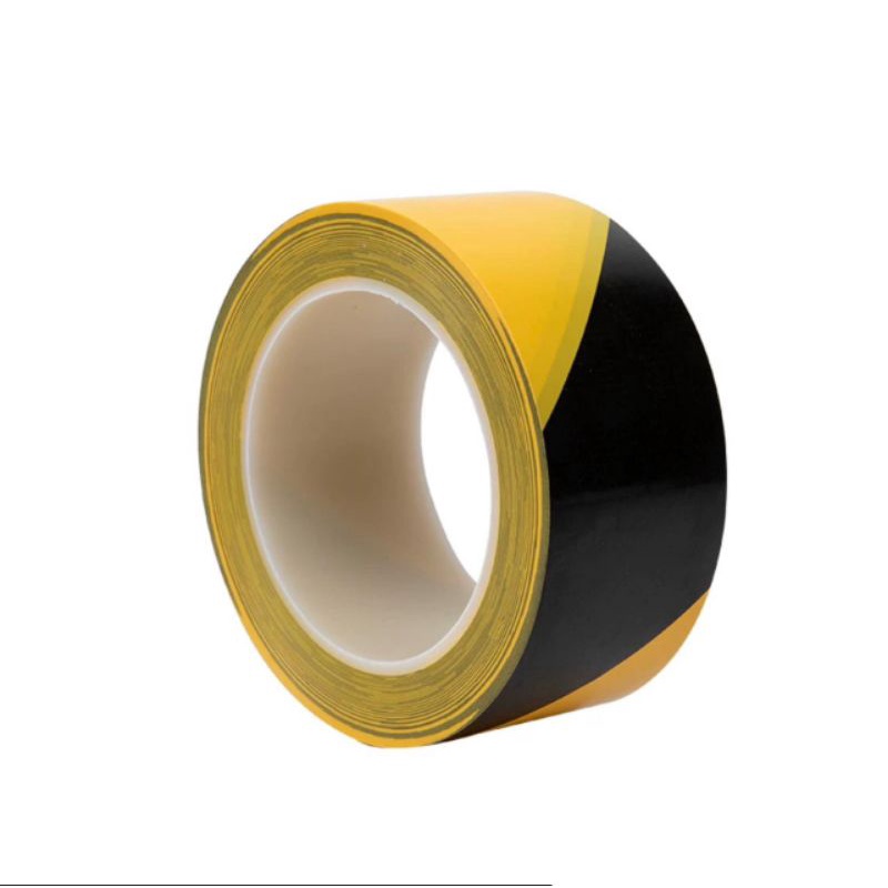 Jual Floor Marking / Lakban Hitam Kuning / 5 cm x 30mtr / Police line ...