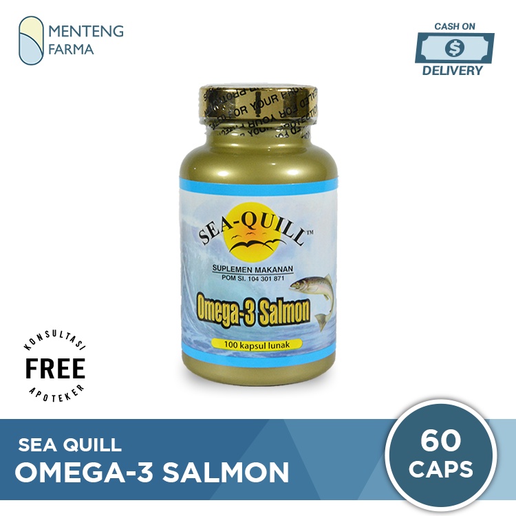 Jual Sea Quill Omega-3 Salmon (Isi 60 softgels) | Shopee Indonesia