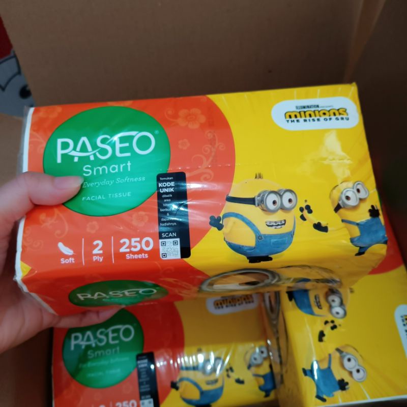 Jual Tissue Tissu Tisu Paseo Smart 250 sheets 2 ply Limited Edition ...