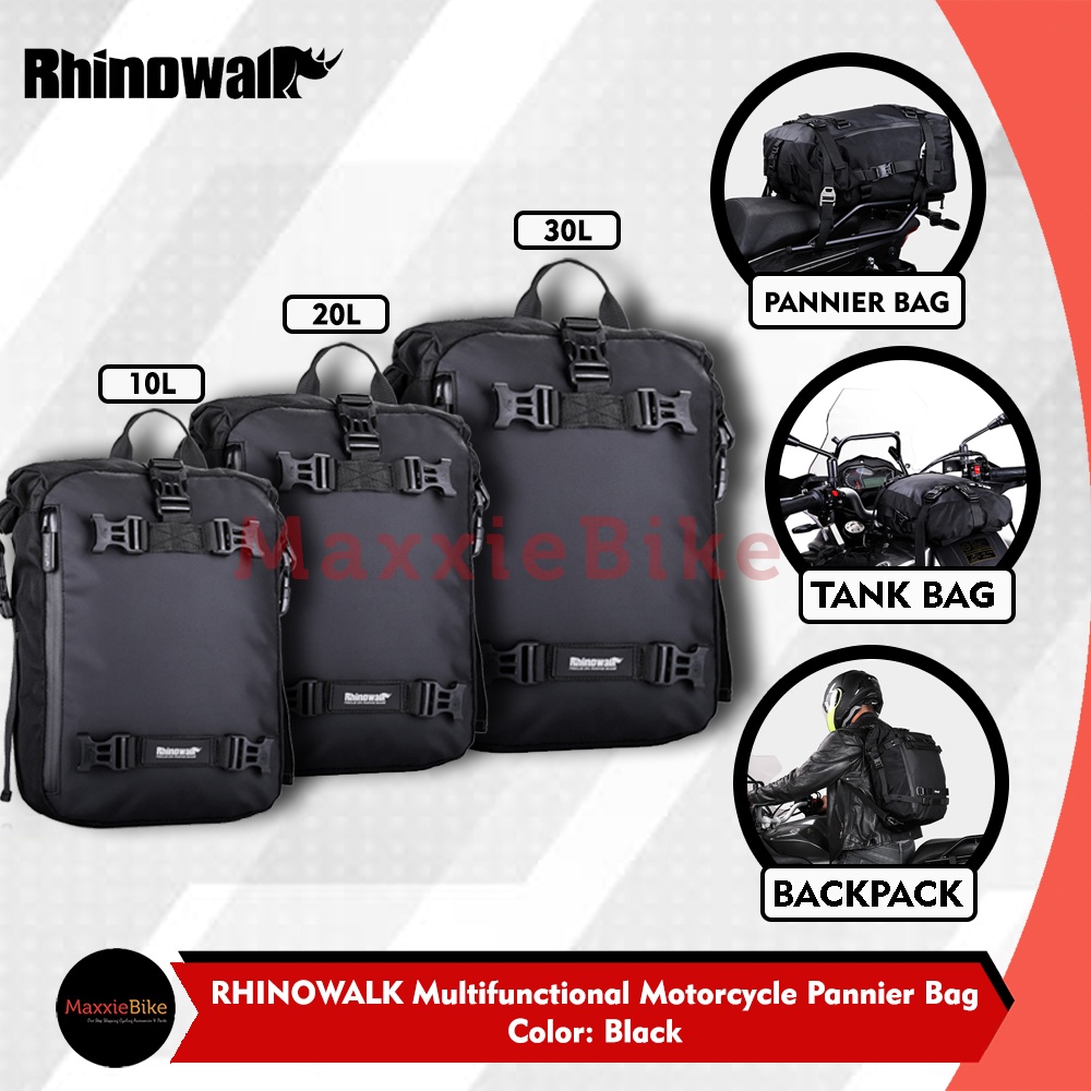 Jual Rhinowalk Tas Sepeda Motor Multifungsi MT21610/20/30 Motorcycle Pannier Travel Bag 10L 20L ...